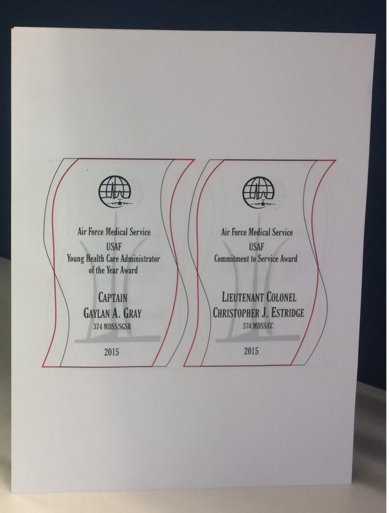 Layout | Washington Trophy